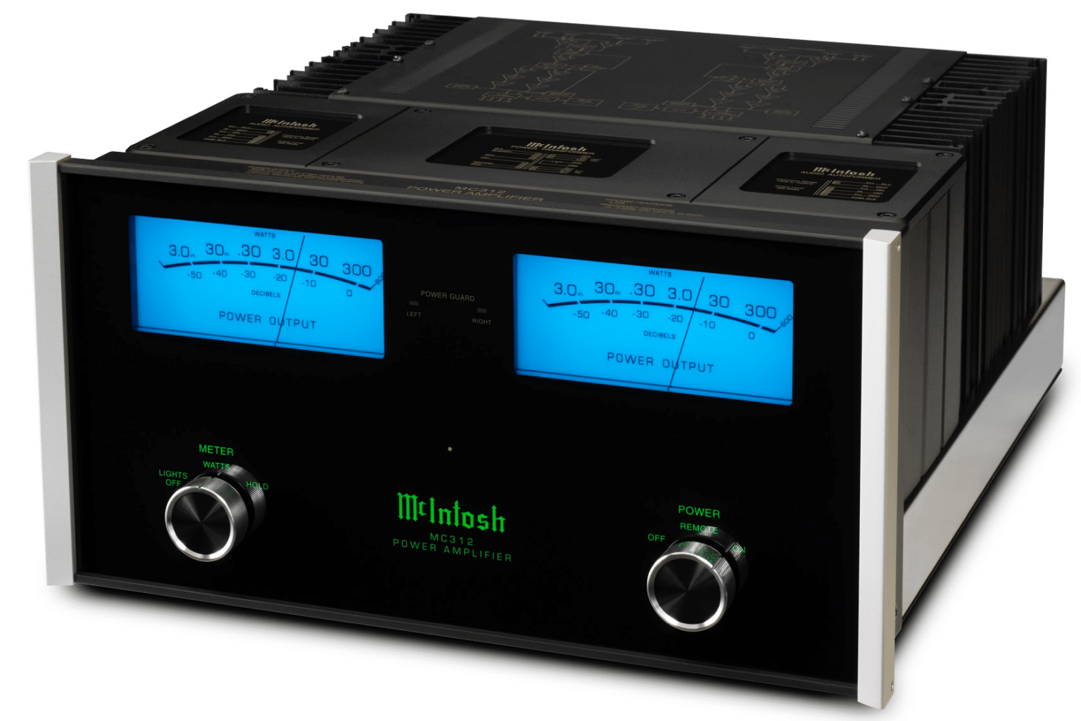 MC312 Stereo Power Amplifier From Mcintosh - The Audiophile Man