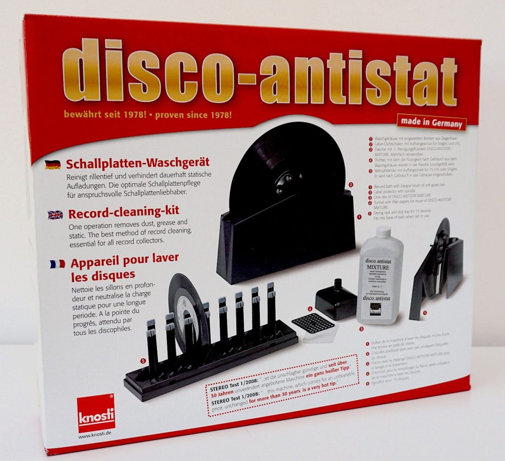 Disco-Antistat Vinyl Cleaning Machine From Knosti - The Audiophile Man