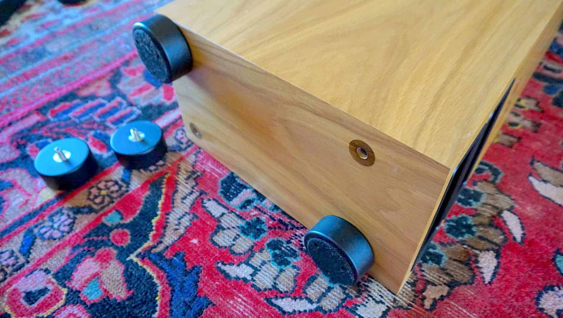 AUVA 50 SPEAKER ISOLATION FEET FROM STACK - The Audiophile Man