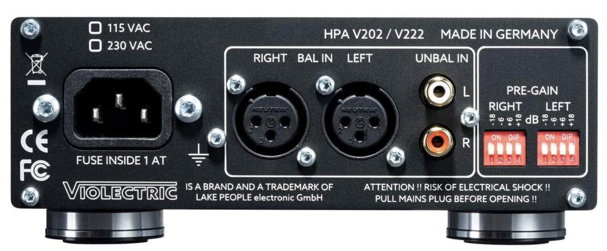 HPA V222 HEAD AMP FROM VIOLECTRIC - The Audiophile Man