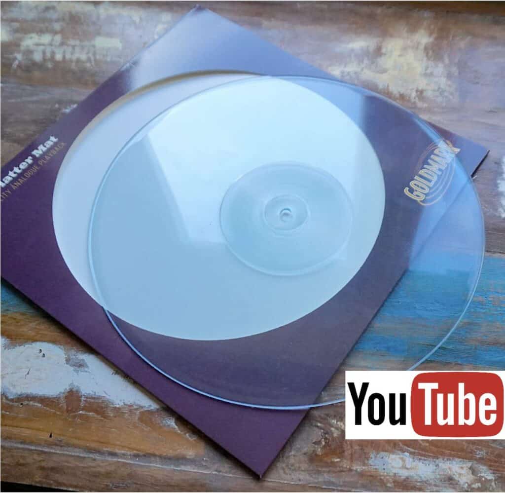 GOLDMARK VINYL PLATTER MAT - The Audiophile Man