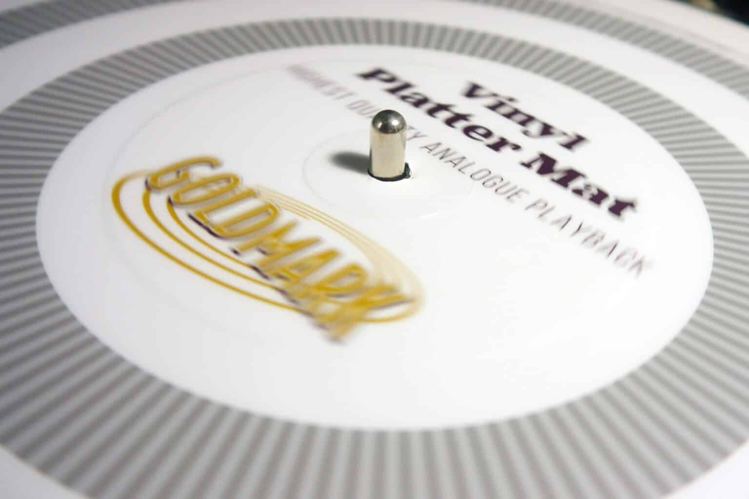 GOLDMARK VINYL PLATTER MAT - The Audiophile Man