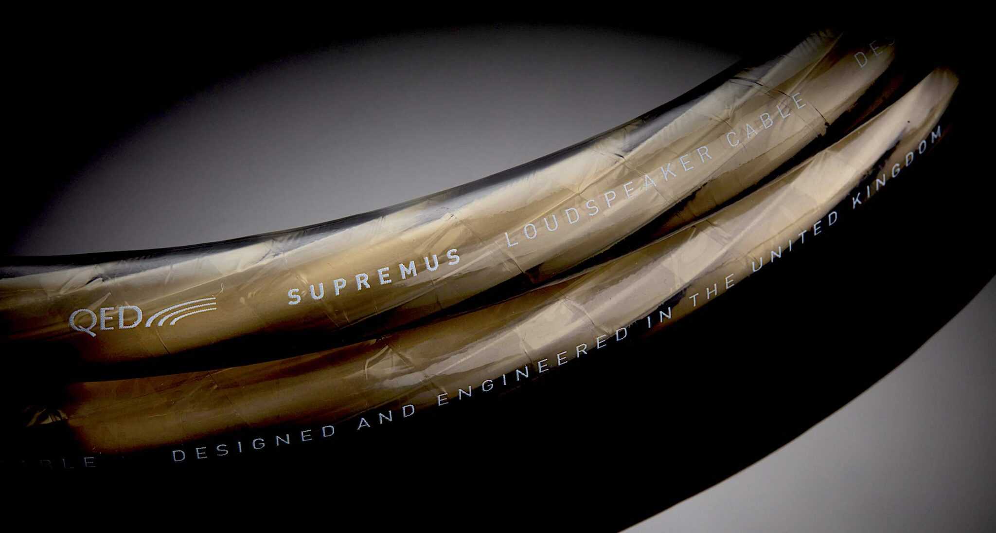 SUPREMUS ZR SPEAKER CABLES FROM QED - The Audiophile Man