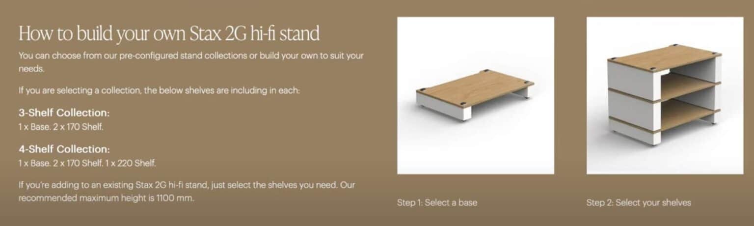 STAX 2G SHELVING UNIT FROM BLOK - The Audiophile Man